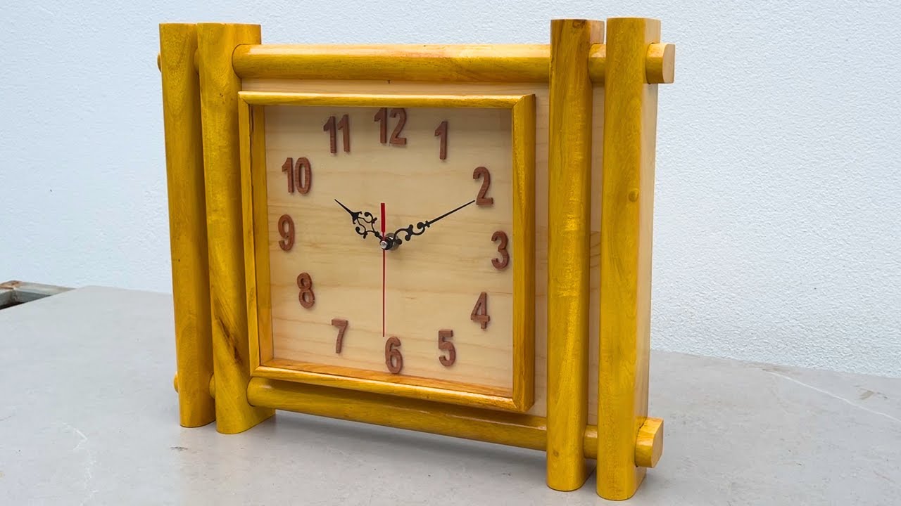 Great Woodworking Ideas /// Design A Unique And Beautiful Wooden Clock ...