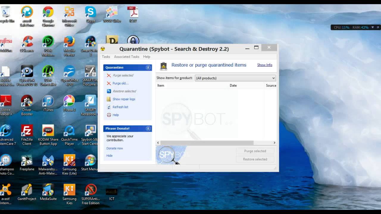Installing & Using Spybot - YouTube