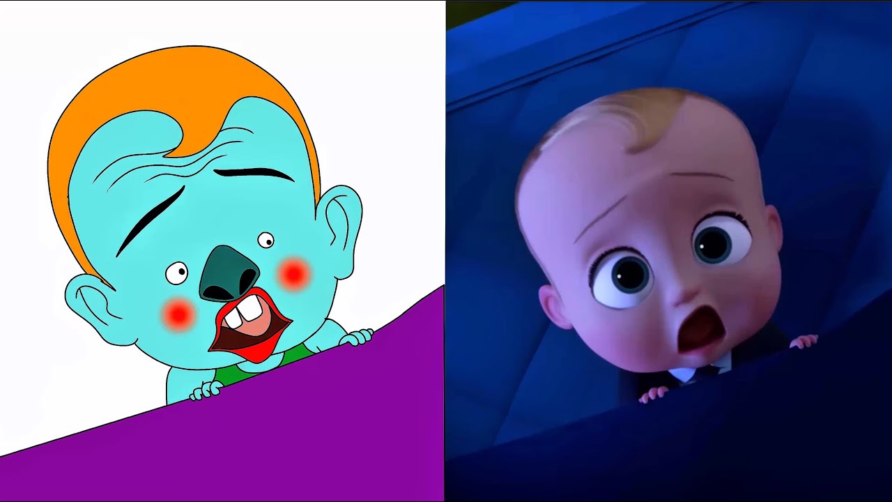 The Boss Baby Funny Drawing Meme | Try Not to Laugh 😂 - YouTube