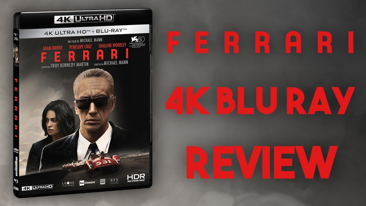 Ferrari (2023) 4K Blu Ray Review - YouTube