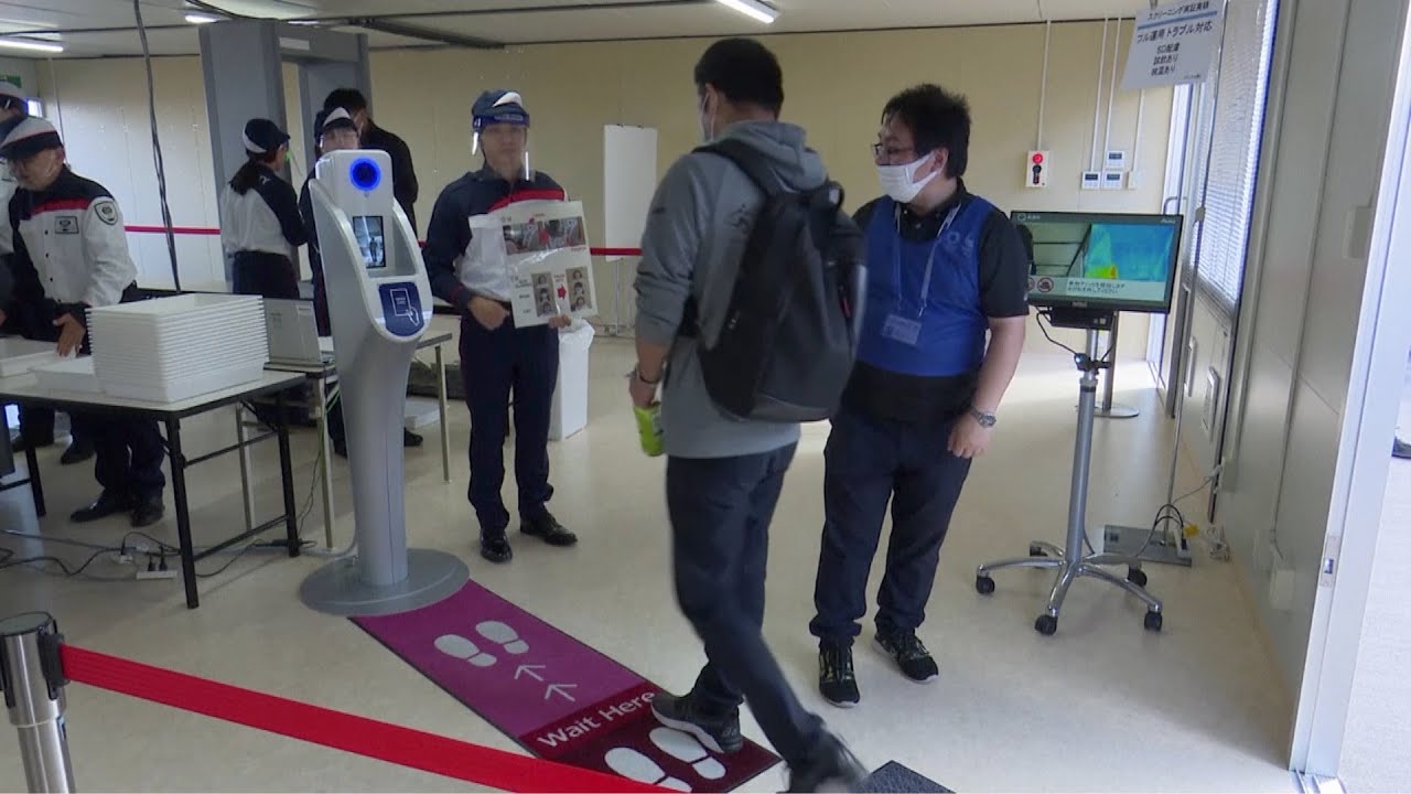 Japan displays anti-COVID measures ahead of Olympics - YouTube