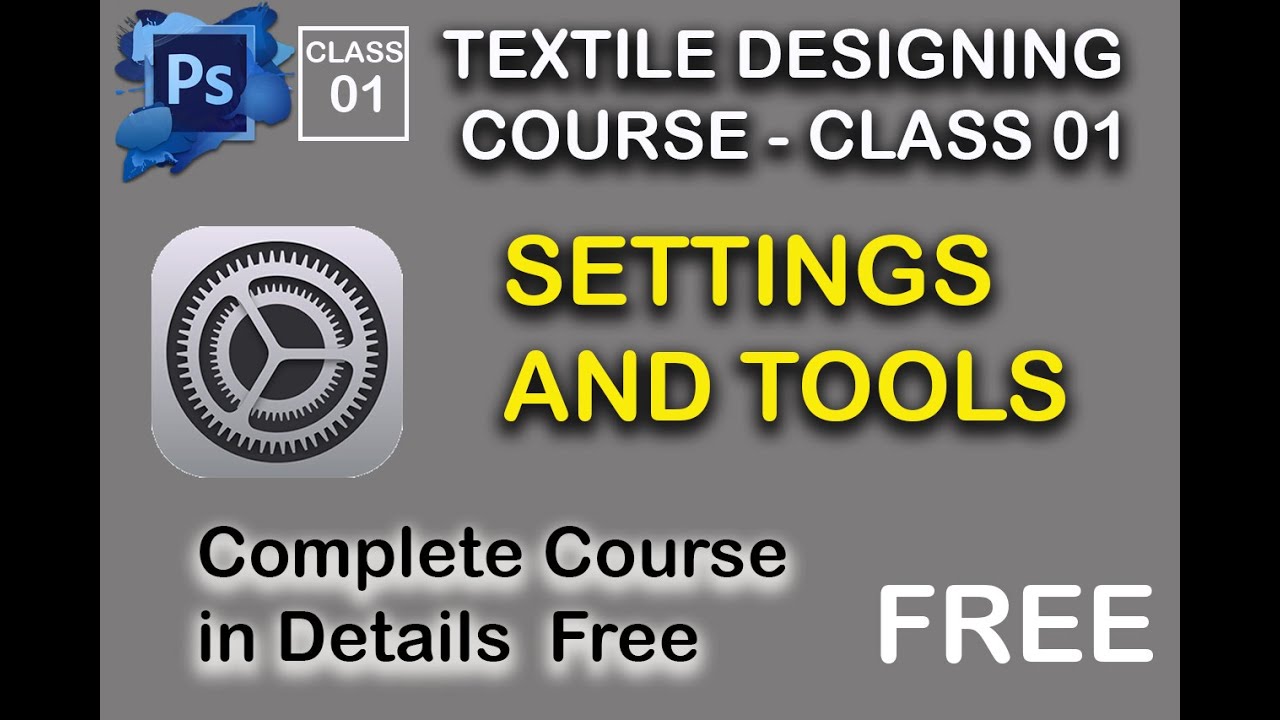 Settings and tools - Screen Design Class 01 - YouTube