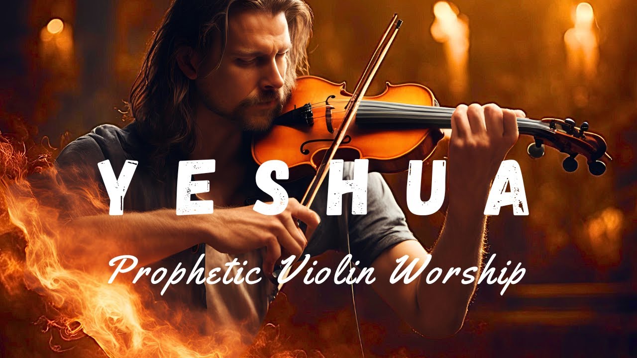 Violin Worship Instrumental / YESHUA- Jesus Image / Background Prayer ...