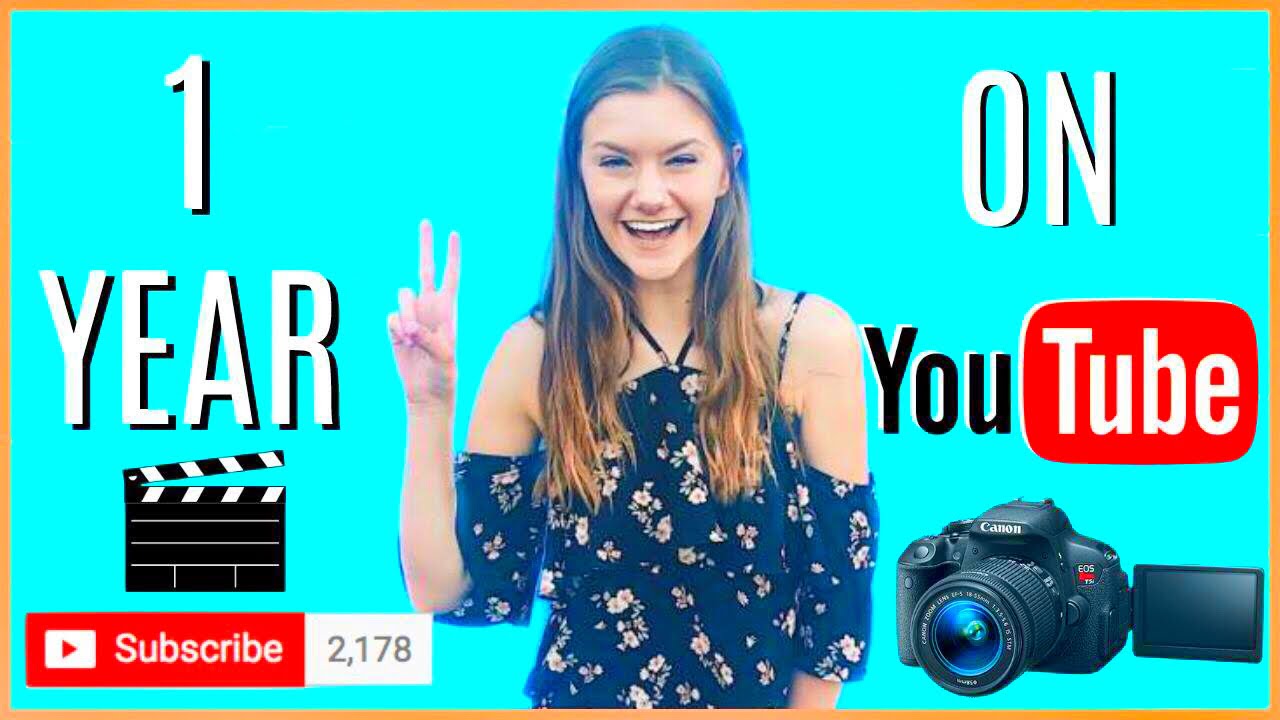 1 YEAR YOUTUBE ANNIVERSARY!! - YouTube