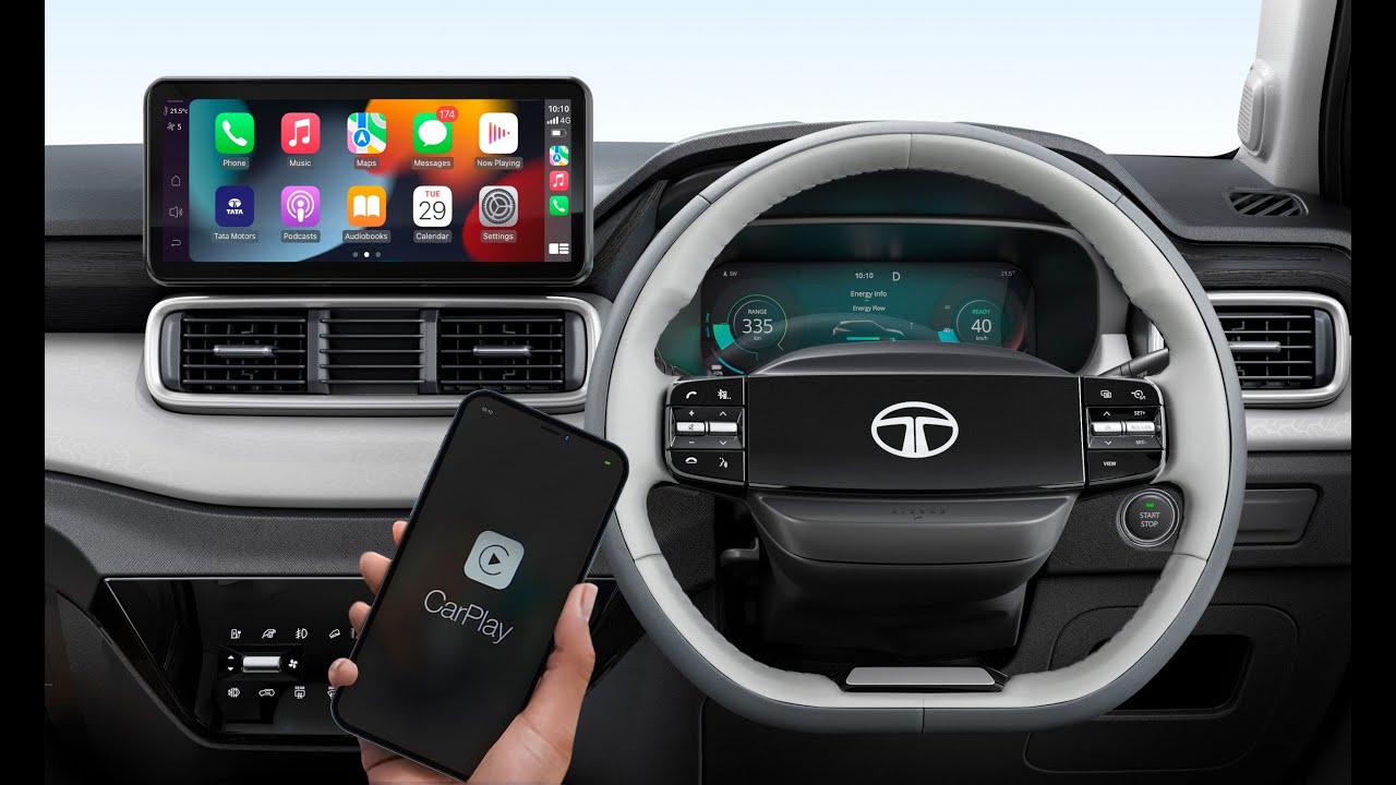 Punch EV Infotainment System | Tata Punch EV Red Colour | Tata Punch EV ...