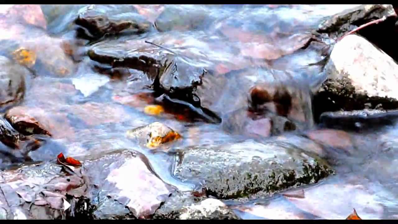 Water Running Down Stream - YouTube