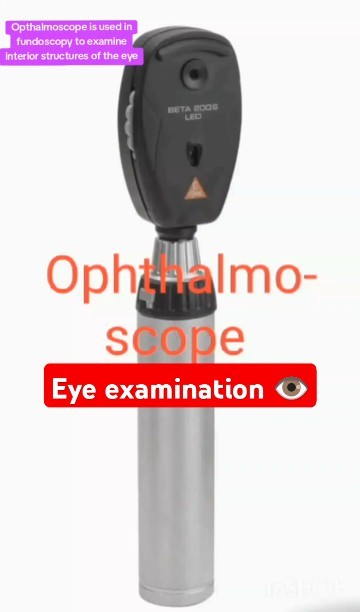 Ophthalmoscope | fundoscopic examination - YouTube