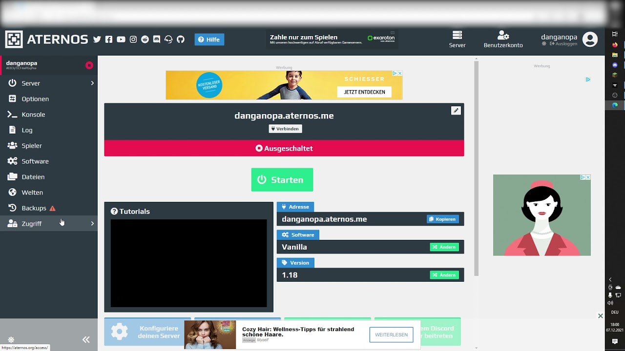 Aternos.org - Wie man mehrere Server auf einem Account erstellt (2021 ...