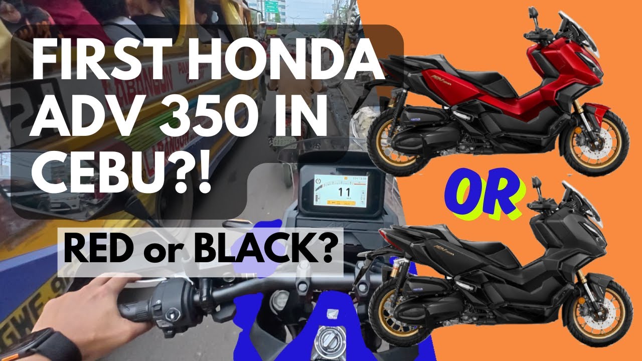 FIRST Honda ADV 350 in Cebu?! | Picking Up My Dream Bike (Red or Black ...