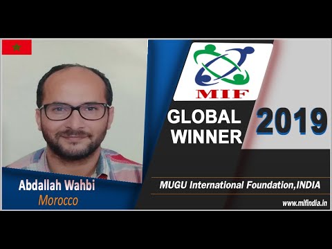 MIF Global Winner : Abdalaah Wahbi from Morocco