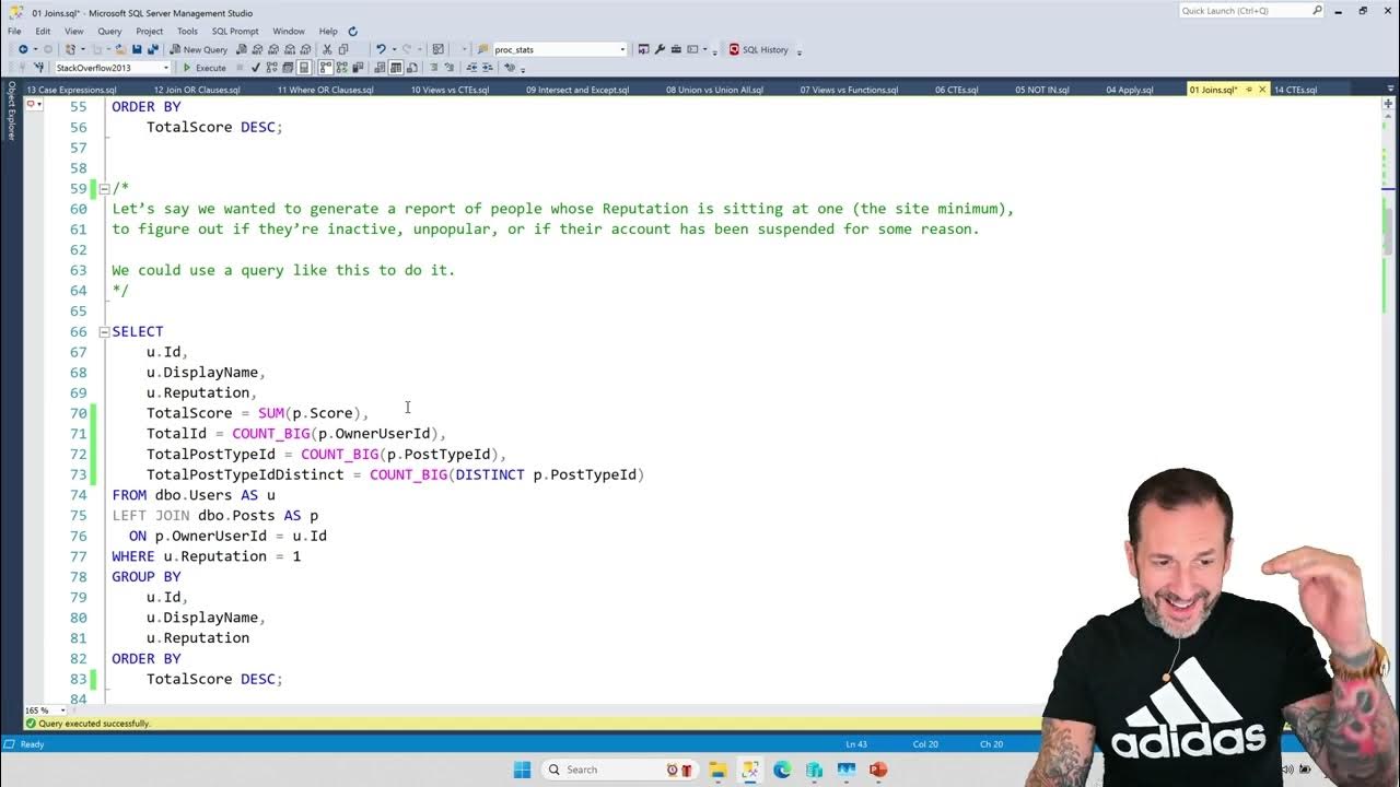 How To Write SQL Server Queries Correctly: Joins - YouTube
