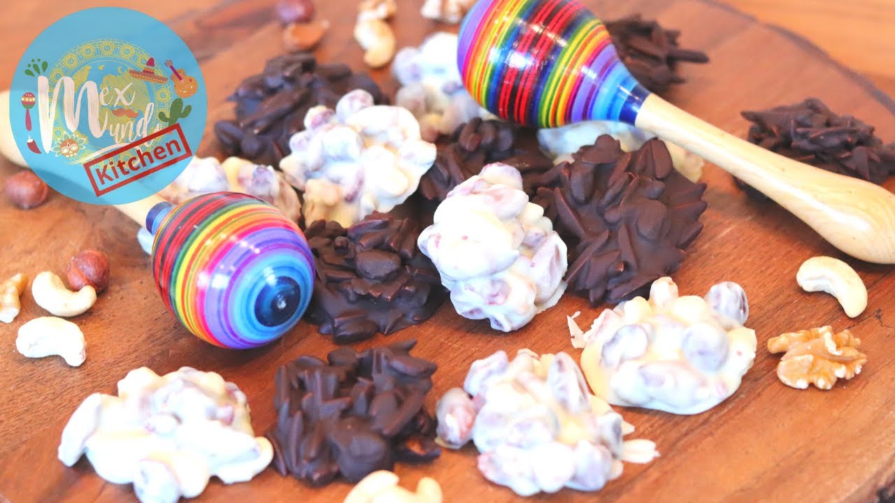 How To Make CHOCOLATE ROCKS With Nuts And Dry Fruit! @MexMundoKitchen ...