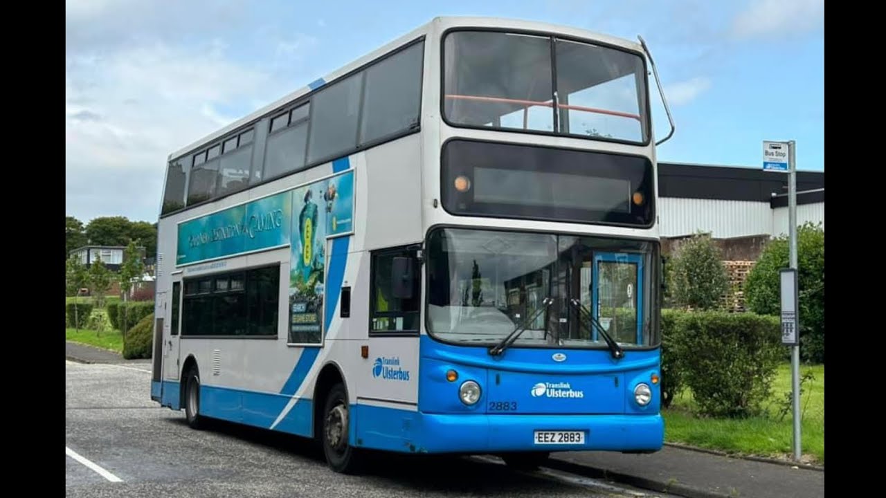 Ride on Ulsterbus Volvo B7TL ALX 400 2883 on route 568b - YouTube