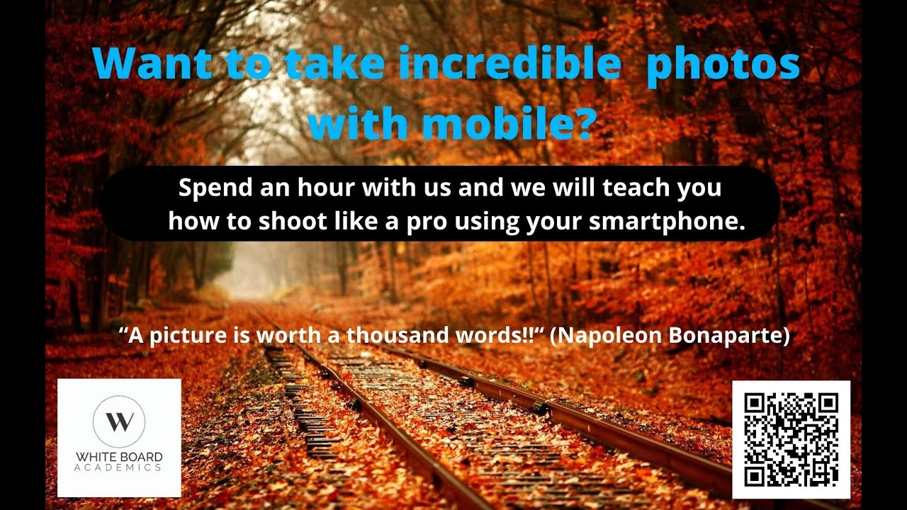 "Composition in Mobile photography" Webinar from Whiteboard Academics ...
