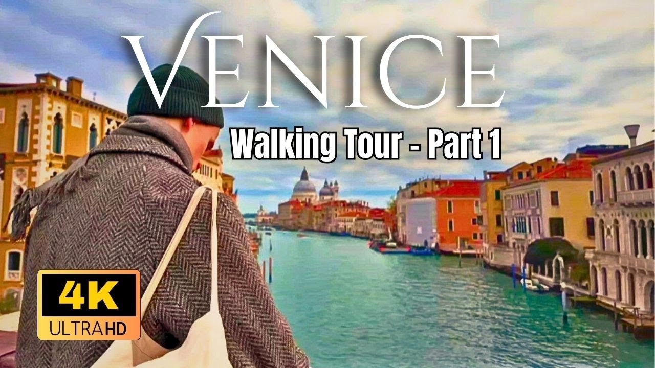 Venice Walking Tour 4K Full HD | Most Visited Spots in Venice Part 1 ...