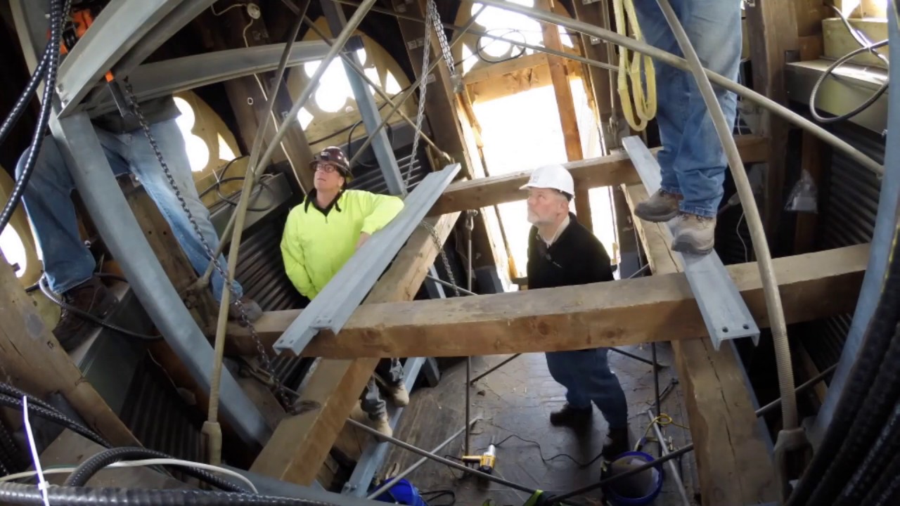 Installing Church Bells in 30 seconds. (St. Dunstan's Basilica, PEI ...