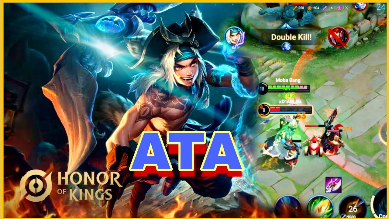 TESTEI O ATA NO HOK - HONOR OF KINGS - YouTube