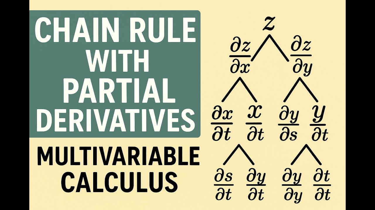 Chain Rule With Partial Derivatives with Tree Diagram - Multivariable ...