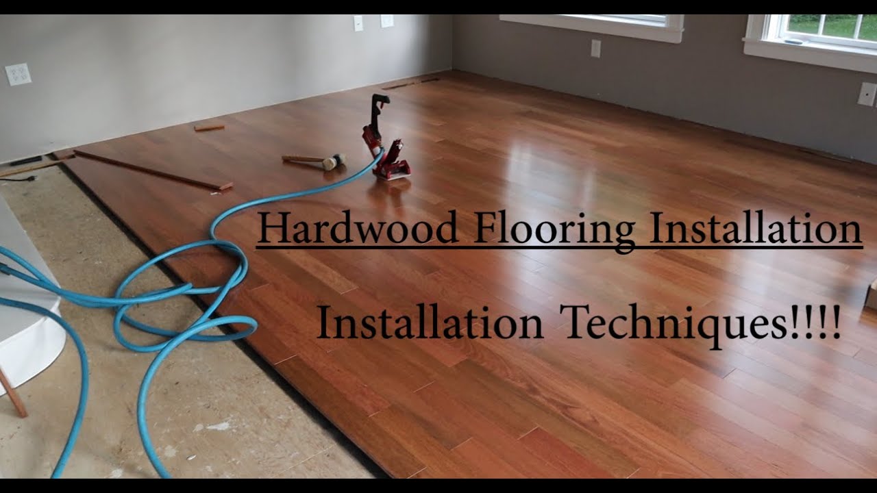 How to Install Hardwood Flooring Install (Episode 2 Installation) - YouTube