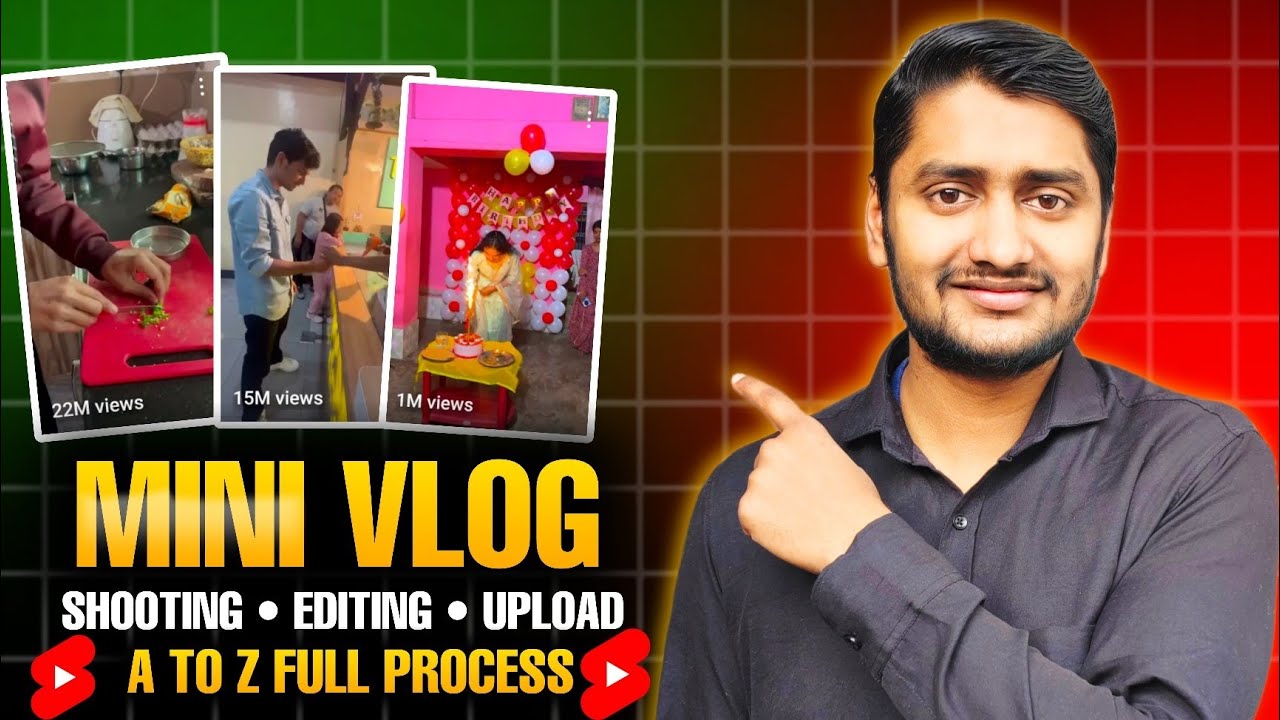 mini vlog kaise banate hain | first vlog video kaise banaye | vlog video kaise banaye mobile se ...