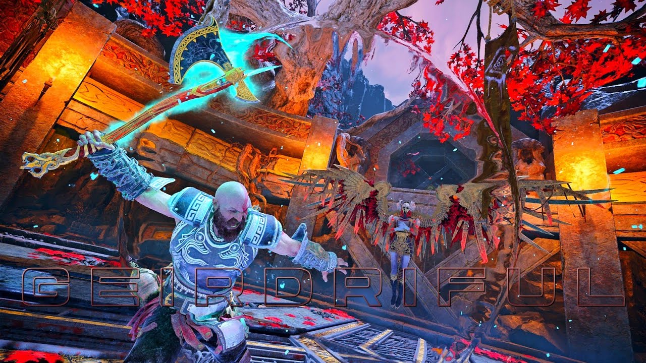 God Of War Valkyrie Geirdriful Hidden Chamber of Odin 💥 - YouTube