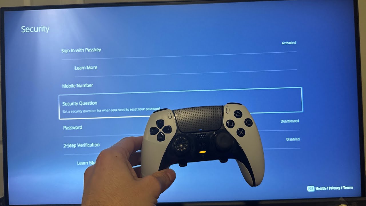 PS5 Pro: How to Setup or Change Security Question on PSN Account ...