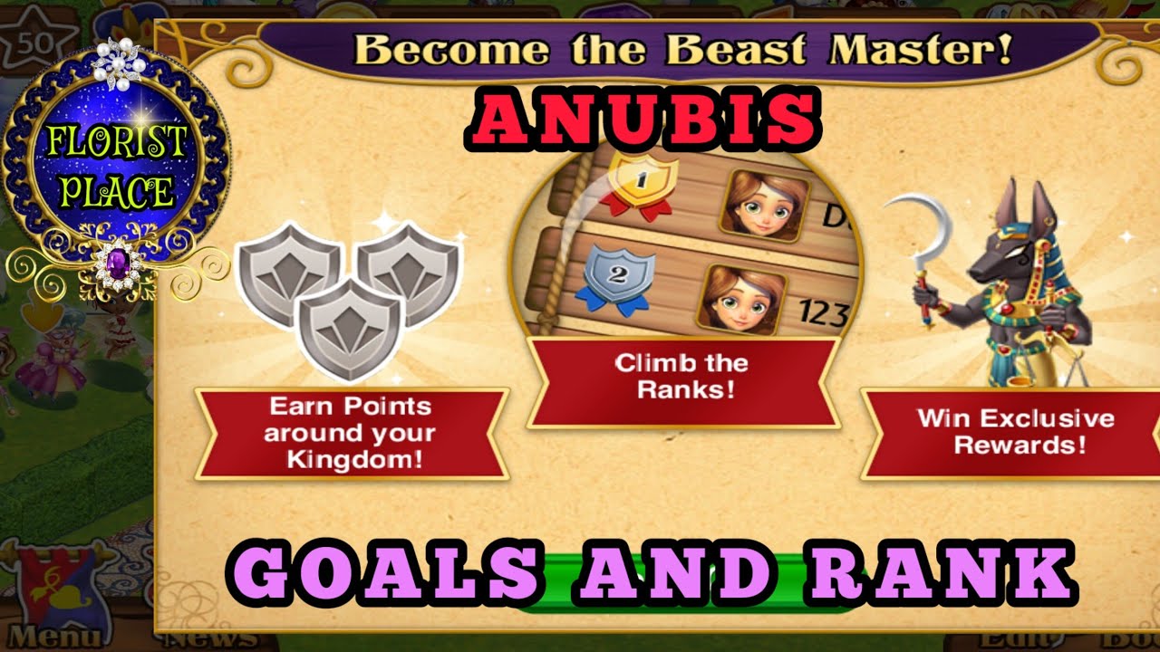 Castle Story Storm8: Beast Master : ANUBIS (Full Goals and Rank) - YouTube