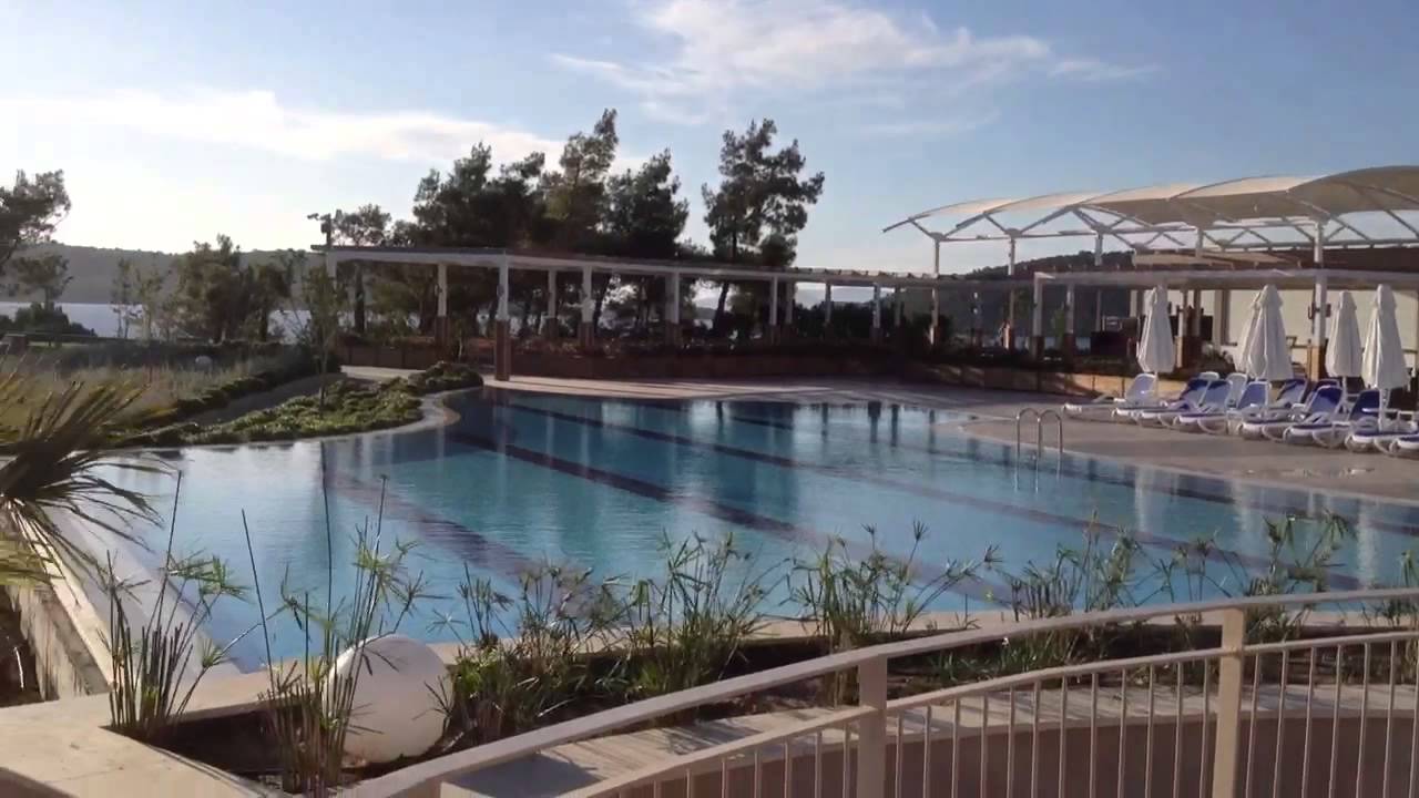 Amara Island Bodrum Elite hotel. Swimming pool - YouTube