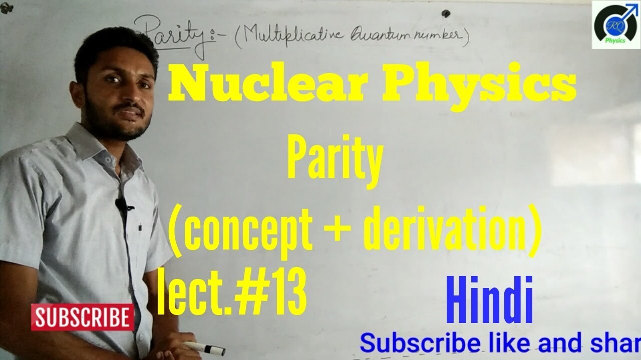 What is parity in physics | parity in particle physics - YouTube
