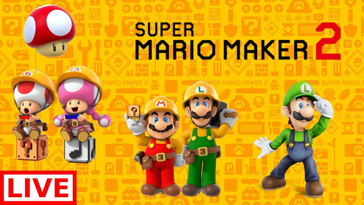 Super Mario Maker 2 Online Live Stream Part 4 Sunshine Is Completed ...
