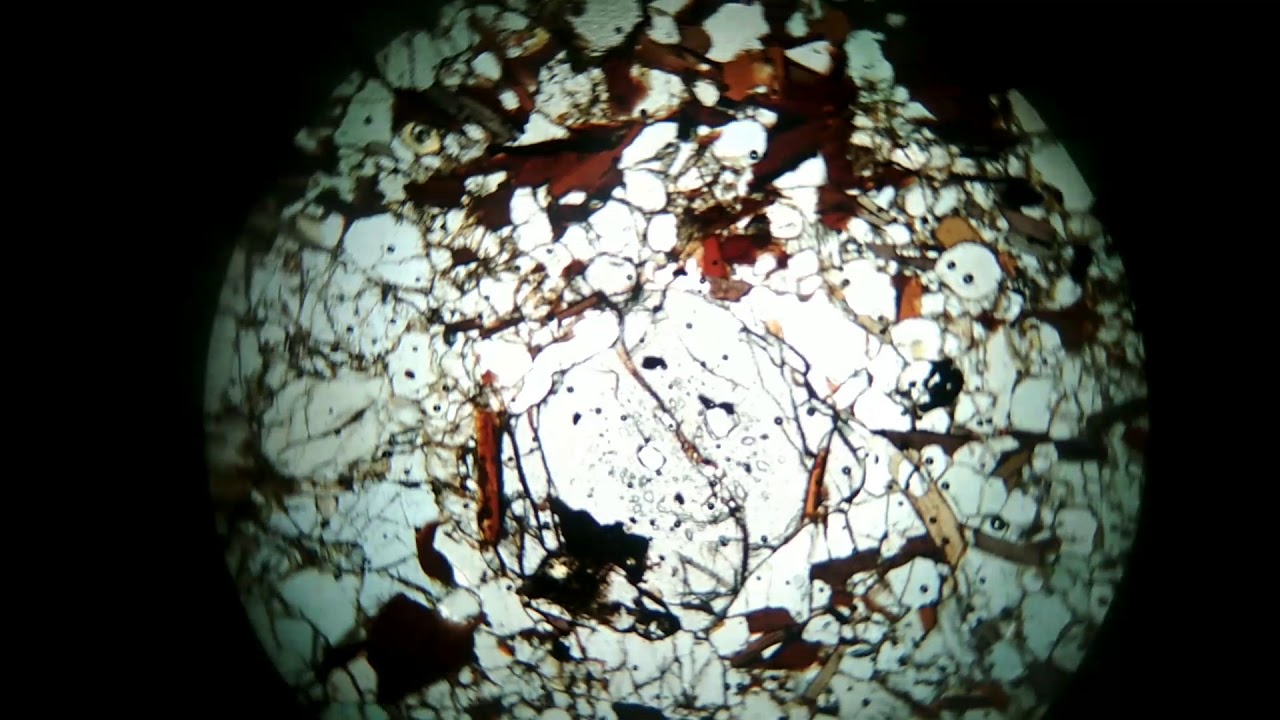 Khondalite Thin Section Under Microscope - YouTube