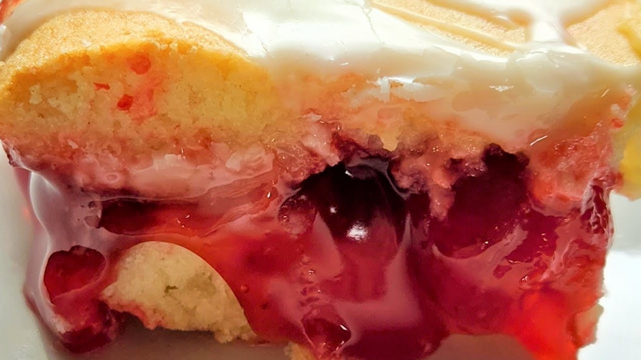 Buttery & Sweet Strawberry Bars - YouTube