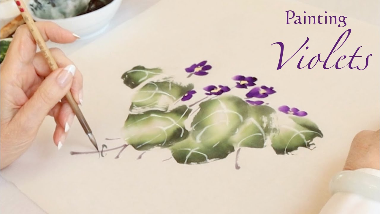 Painting Violets - YouTube