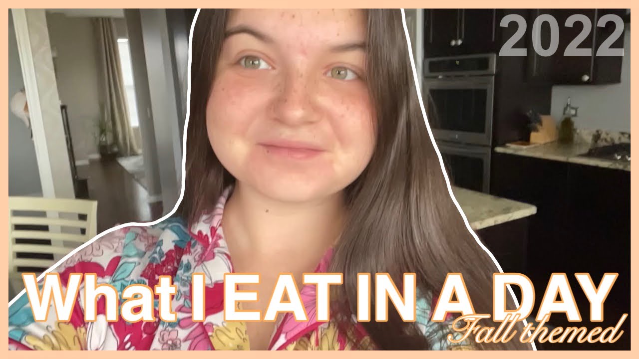 What I Eat In A Day Fall Themed Lilliana Rose Youtube