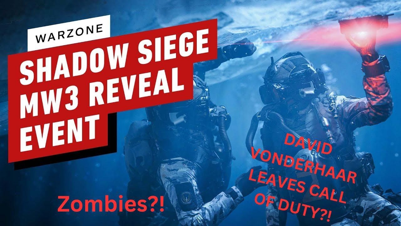 warzone mw3 event reveal!? Vonderhaar leaves call of duty?! - YouTube