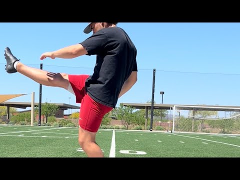 NFL Kicking Workout Prep- Landon Reeves - YouTube