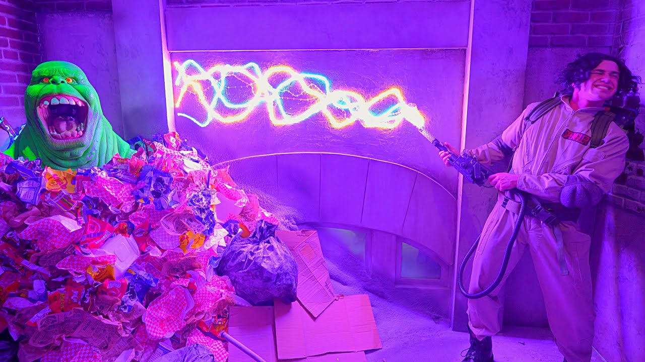 [NEW 2024] 4K Ghostbusters FROZEN EMPIRE Haunted House Walkthrough ...
