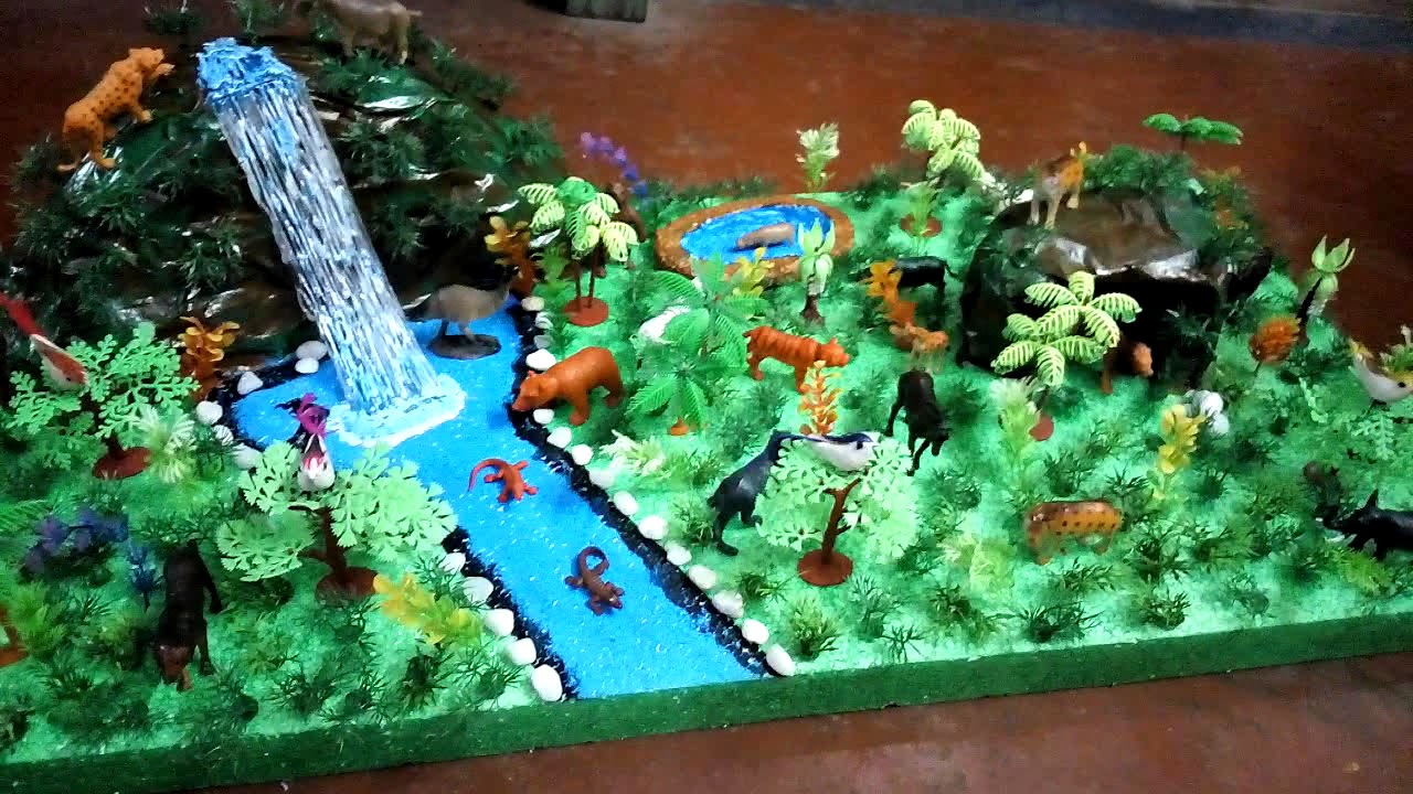 How to make forest with thermacoal - YouTube