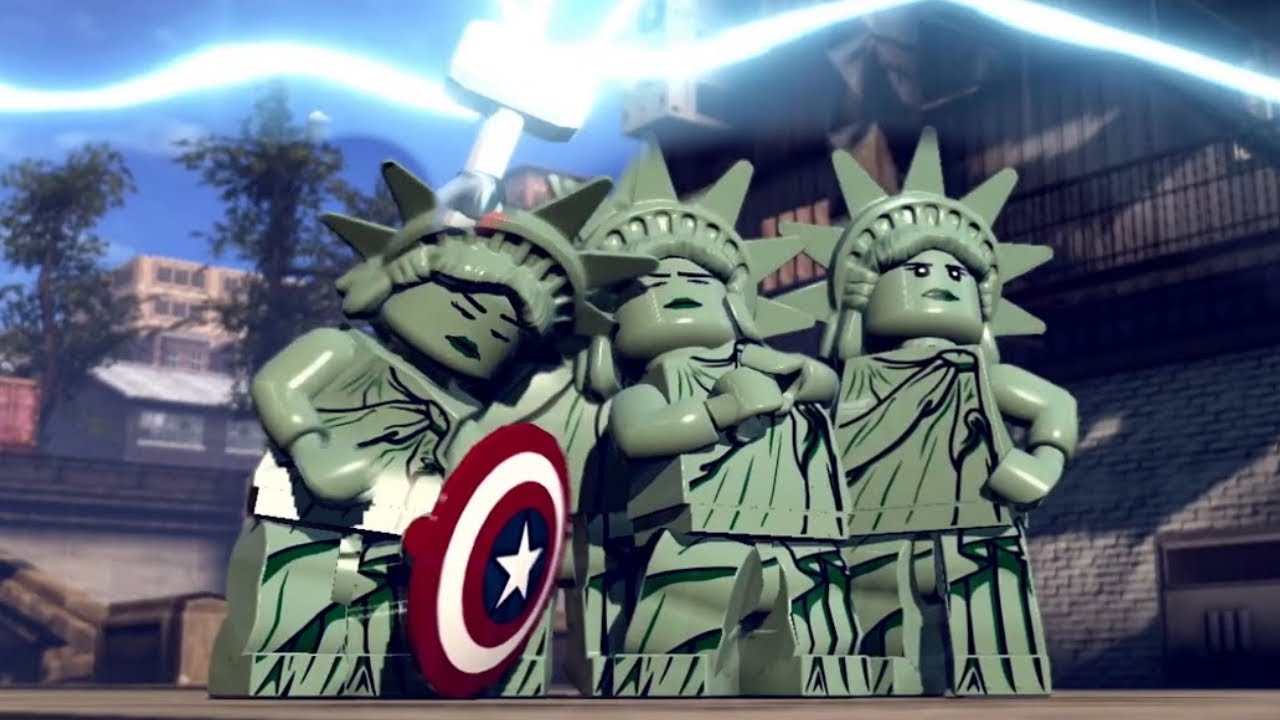 Statue of Liberty Performs All Cutscenes in LEGO Marvel Super Heroes ...
