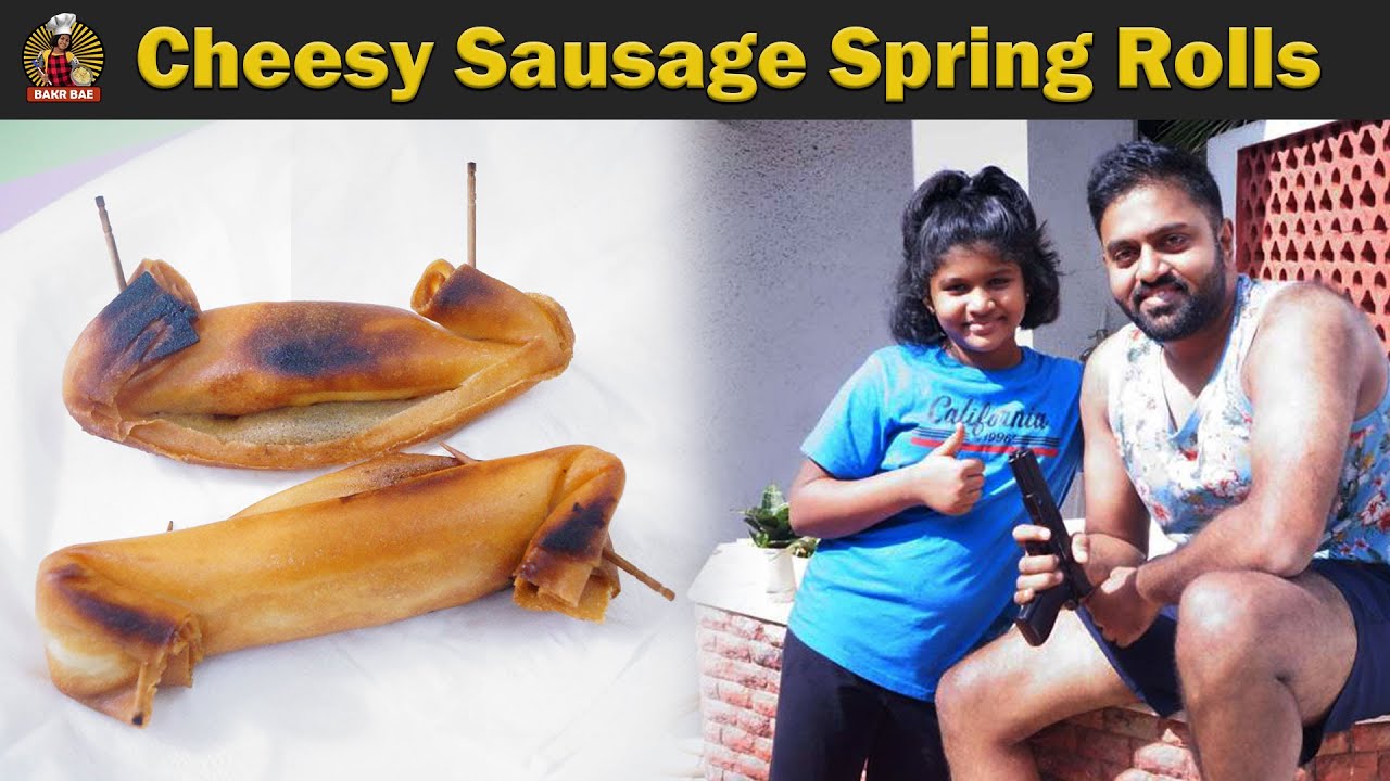 Cheesy Sausage Spring Rolls | Easy & Delicious Recipe | @Krispitality ...
