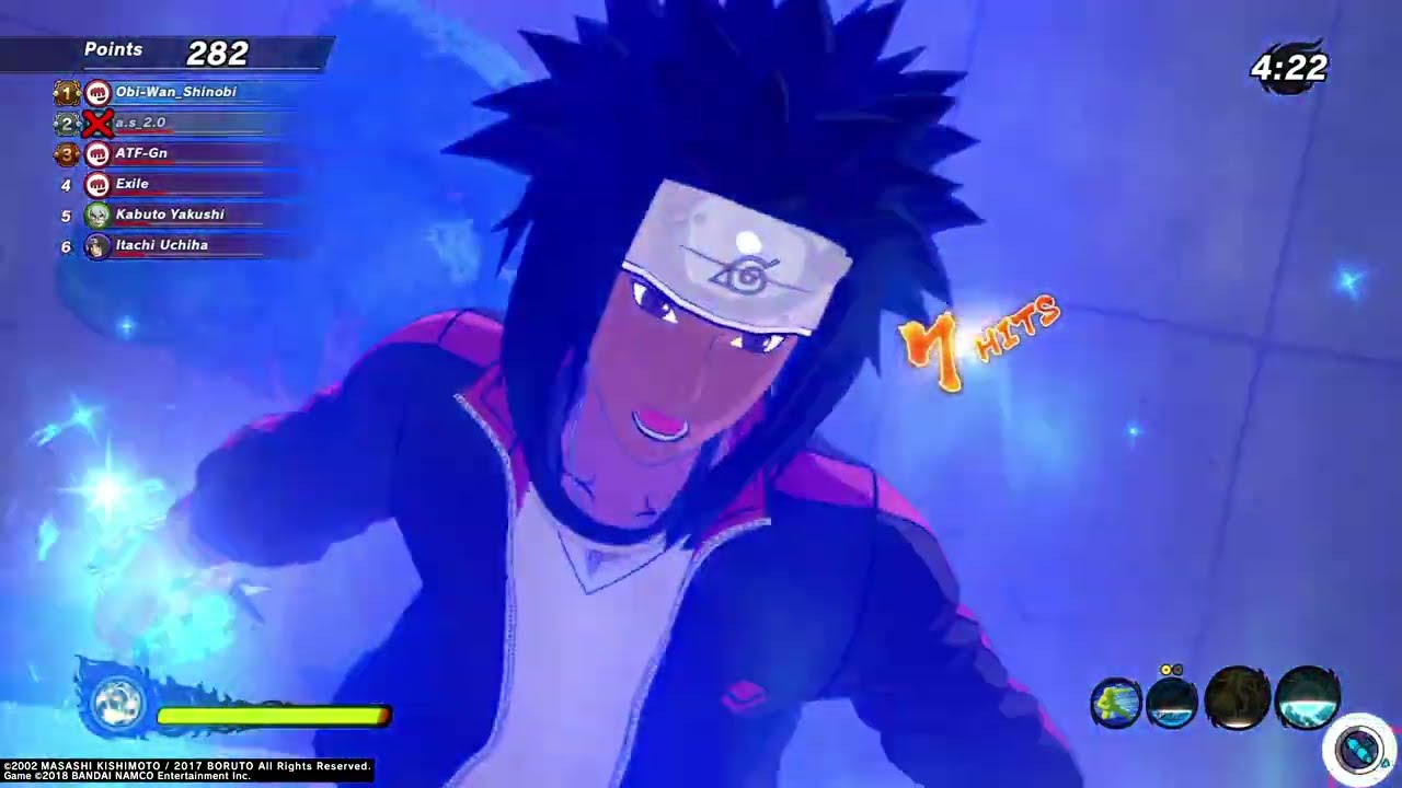 Using Minato build with FLYING RAIJIN KUNAI against sharingan spam ...