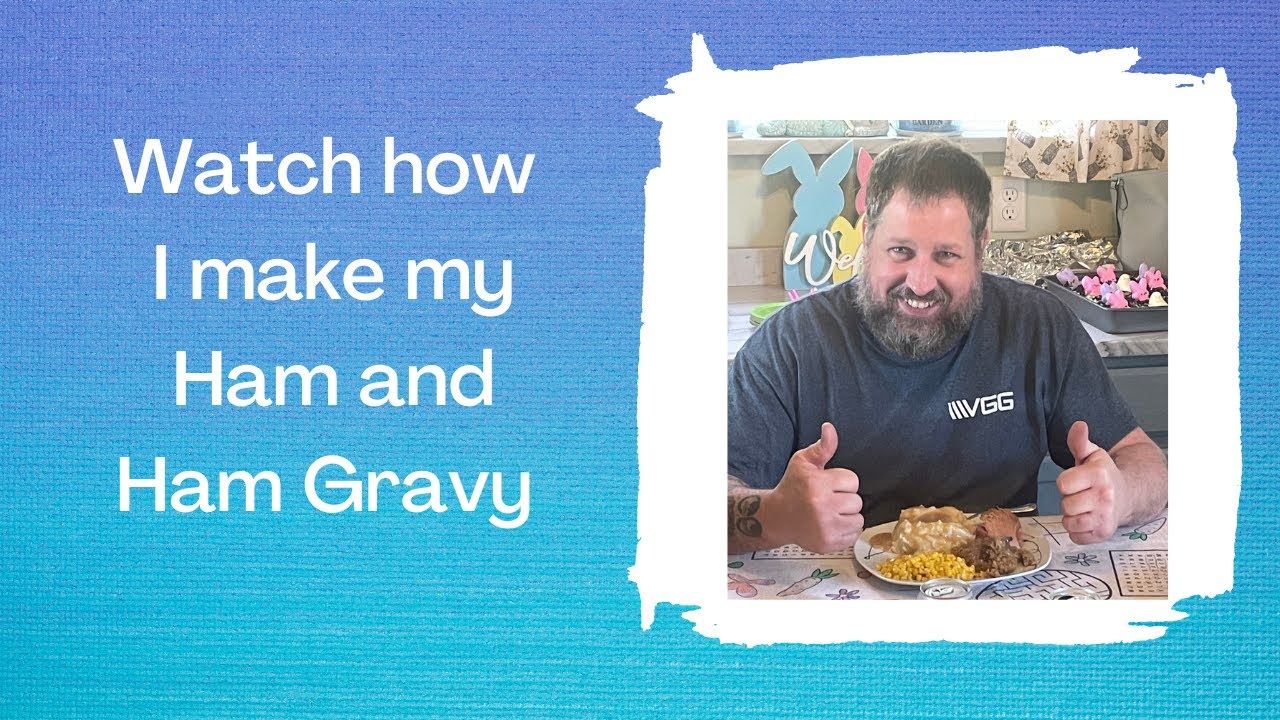 How to make a Delicious, juicy Ham with sweet Ham Gravy - YouTube