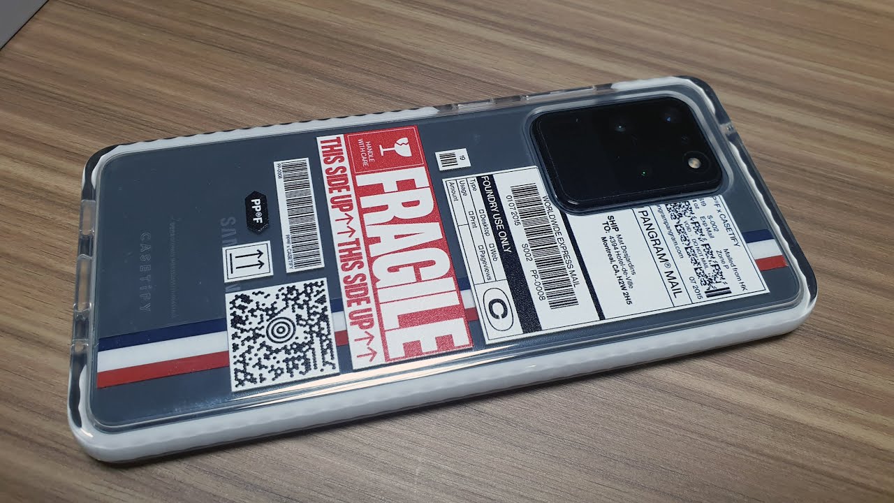 갤럭시 s20 울트라 케이스티파이 케이스 리뷰 (casetify PP-0008) - YouTube