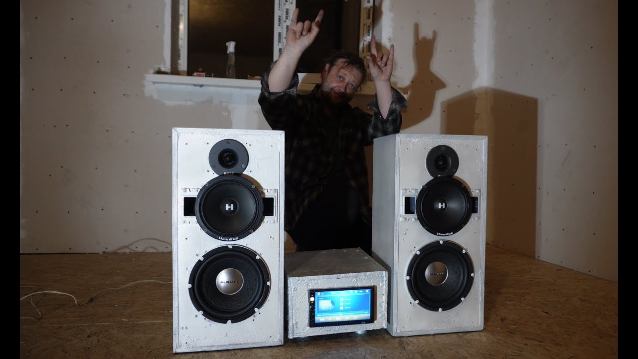 DIY HOME STEREO SYSTEM WITH YOUR OWN HANDS Их ненавидят все колонки ...