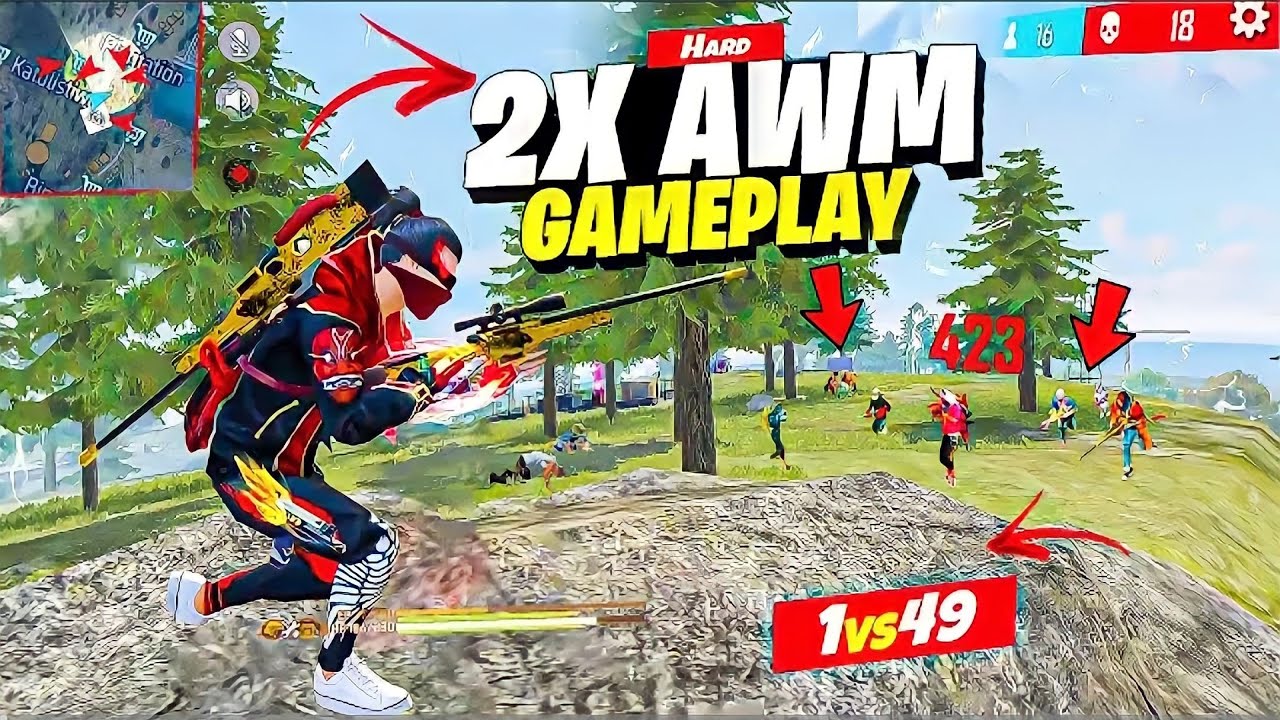 35 Kills 💪 AWM+AWM 99% Headshot Rate ⚡| Solo Vs Squad🪂[ Full Gameplay ...