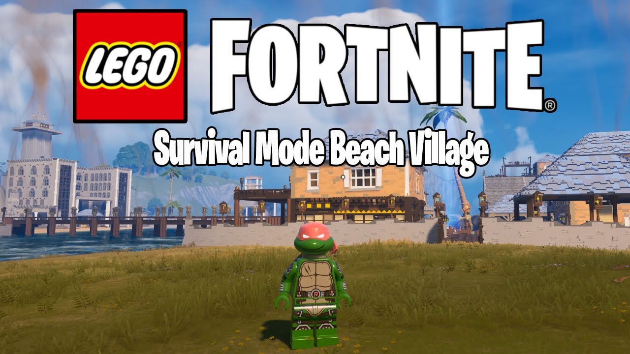 BEACH VILLAGE & RESORT BUILD | LEGO Fortnite - YouTube