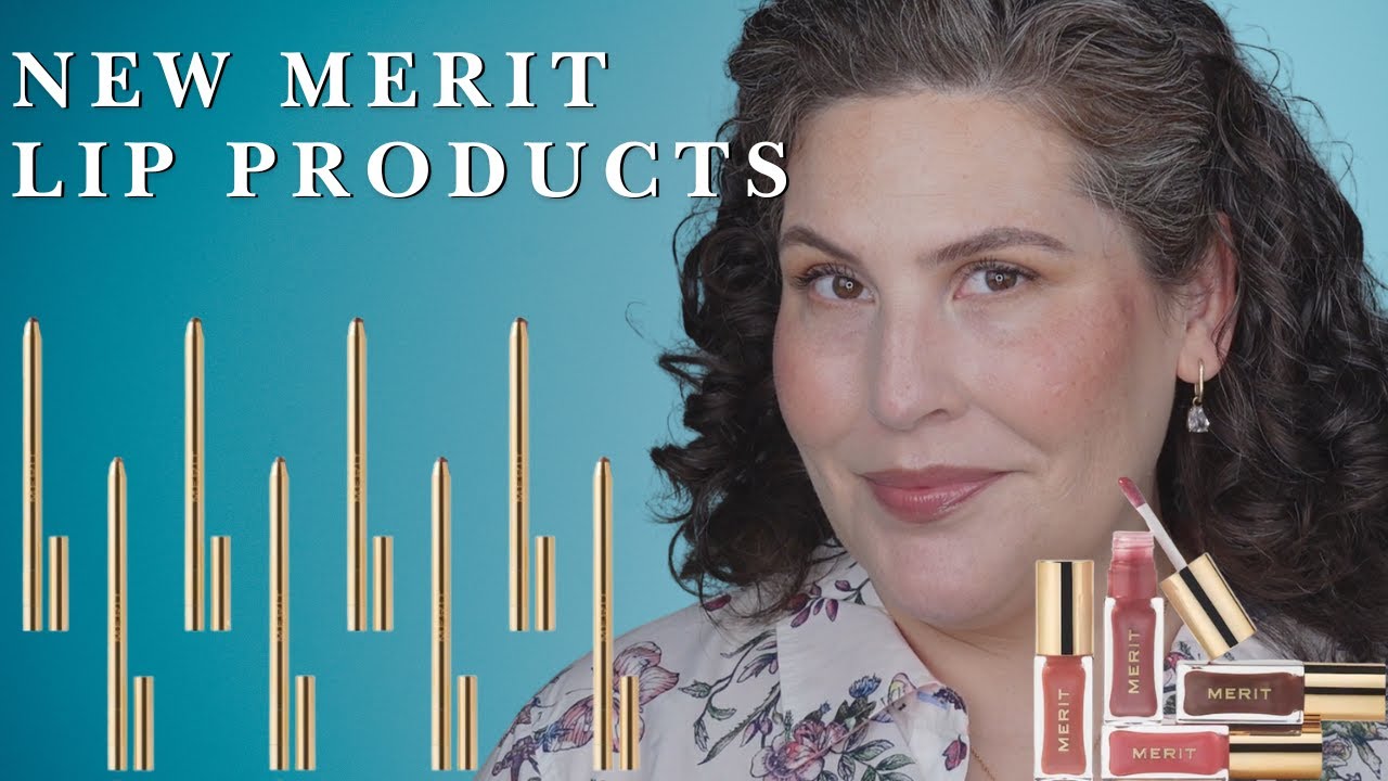 New Merit Lip Products, and My Updated Merit Makeup Routine - YouTube