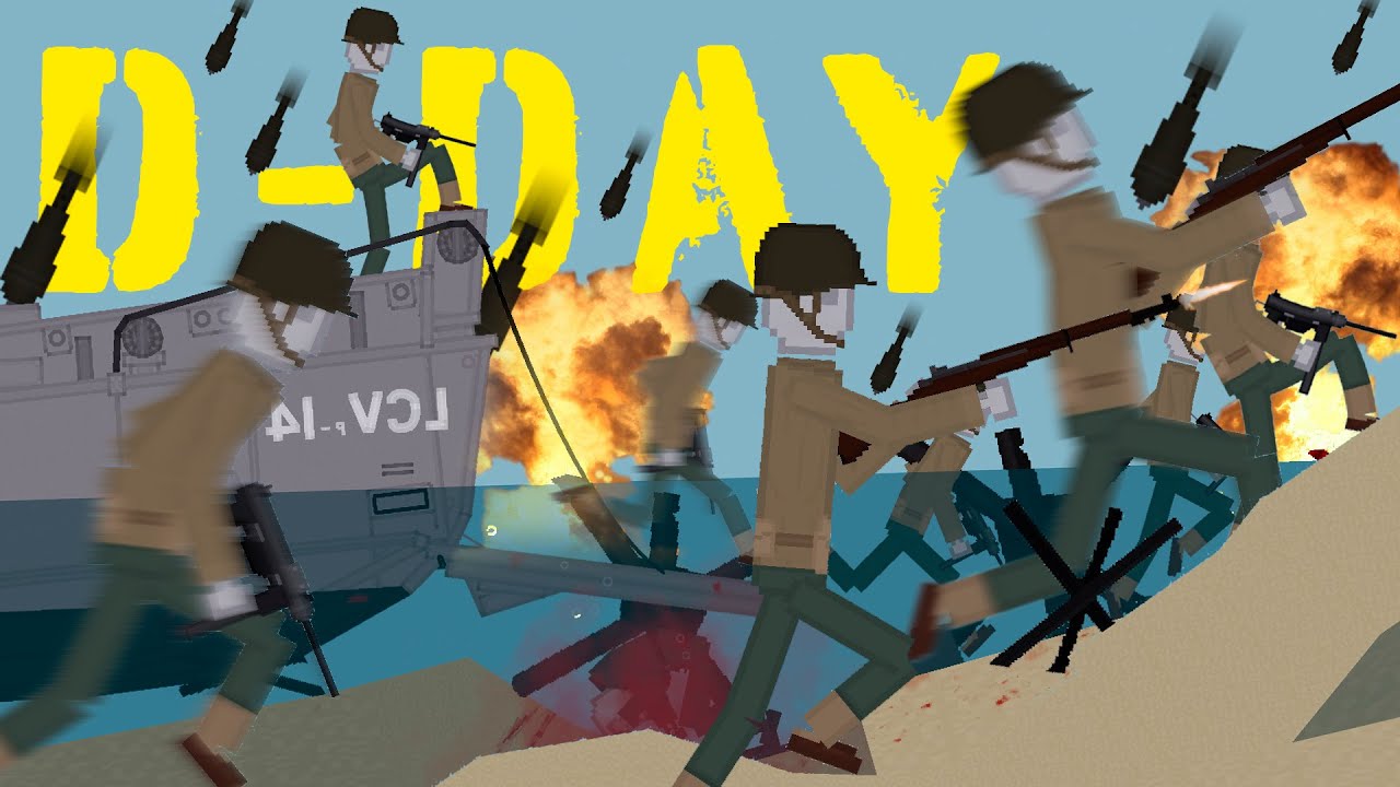 D-Day Landing [Normandy landing] in People Playground - YouTube
