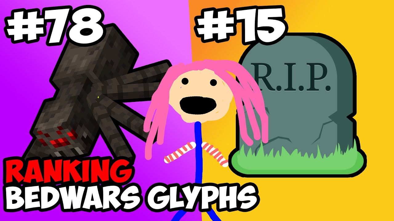 RANKING Every Bedwars GLYPH from WORST to BEST (Hypixel) - YouTube