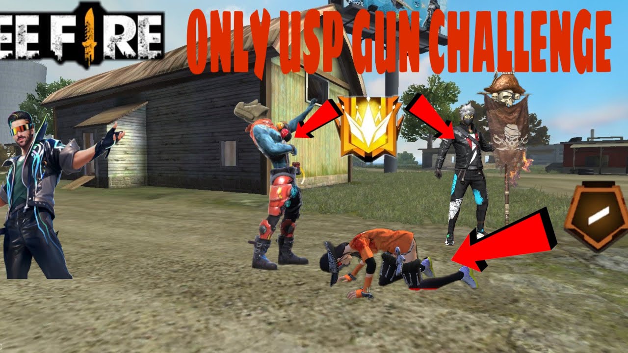 ONLY USP CHALLENGE || FREE FIRE MAX - YouTube